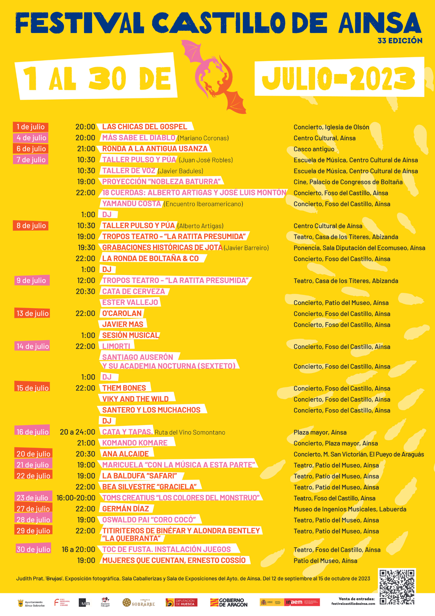 33ª EDICIÓN FESTIVAL CASTILLO DE AINSA - Aínsa Sobrarbe