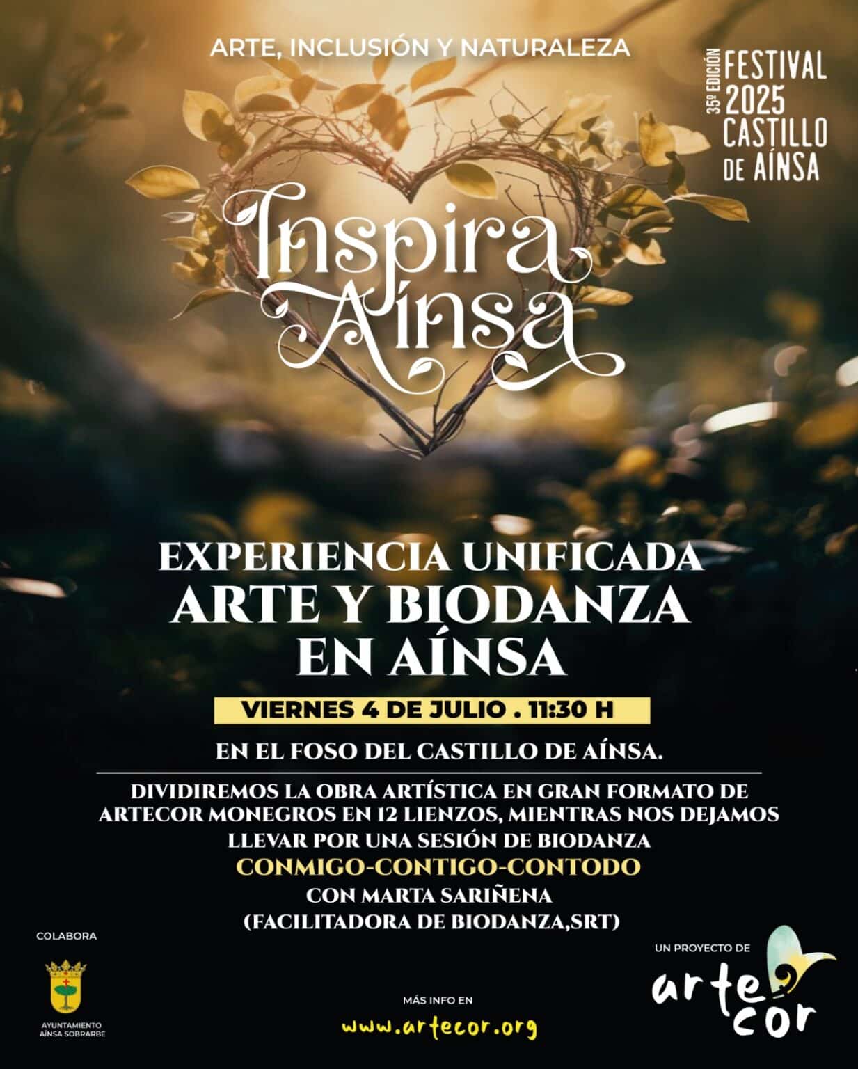 INSPIRA AINSA: ARTE Y BIODANZA - Aínsa Sobrarbe